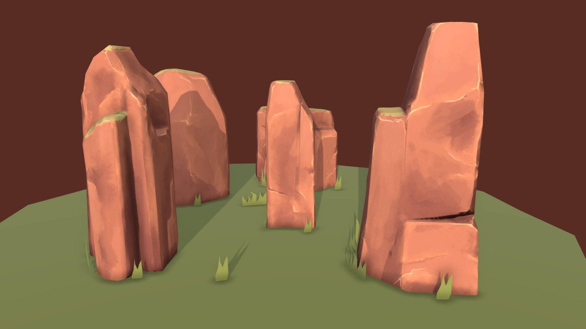 Standing Rocks - 3D model by Betsy Jones (@sycorix) [5519520] - Sketchfab