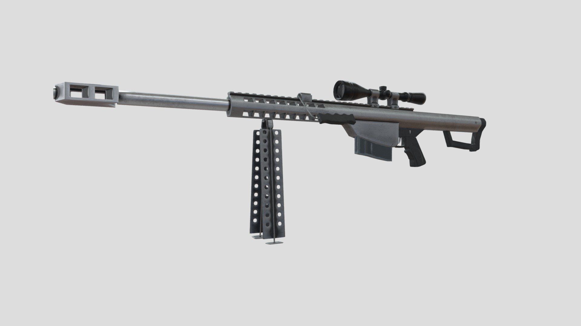 Barrett M82 - 3D model by bdods [551ba10] - Sketchfab