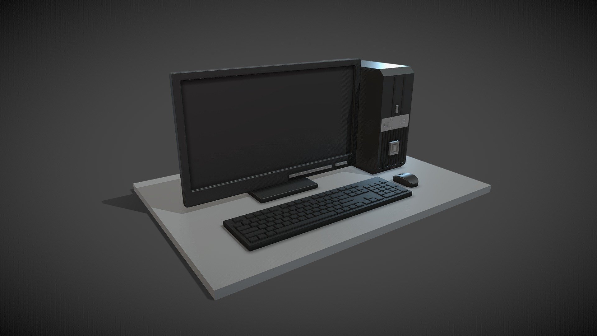 Computer 3D Model - Buy Royalty Free 3D model by Sandeep Choudhary ...