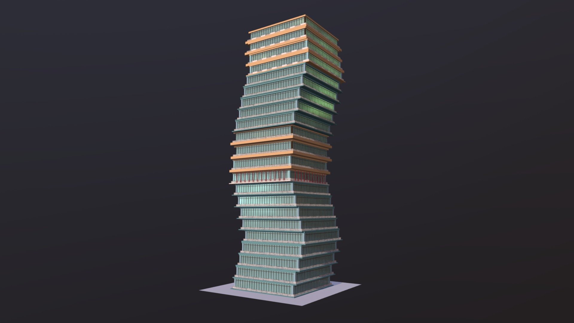Architectural Building - Download Free 3D model by Hithesh.1334 ...
