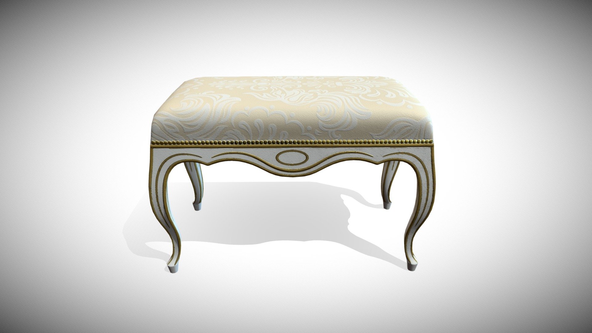 Stylized_Antique_Stool - 3D model by SADOOO [551c98a] - Sketchfab