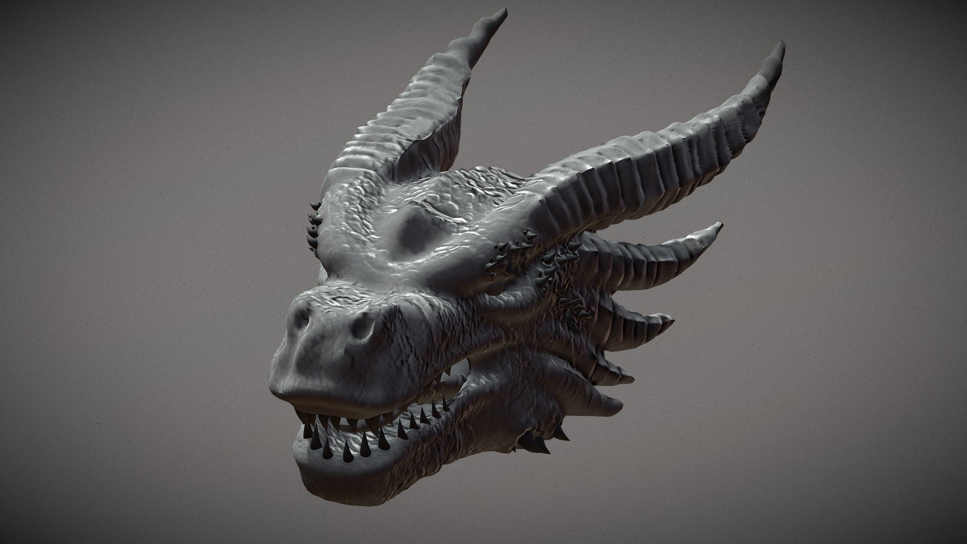 Dragon Head - Download Free 3D model by 3DMonsterMania [551dc65] - Sketchfab