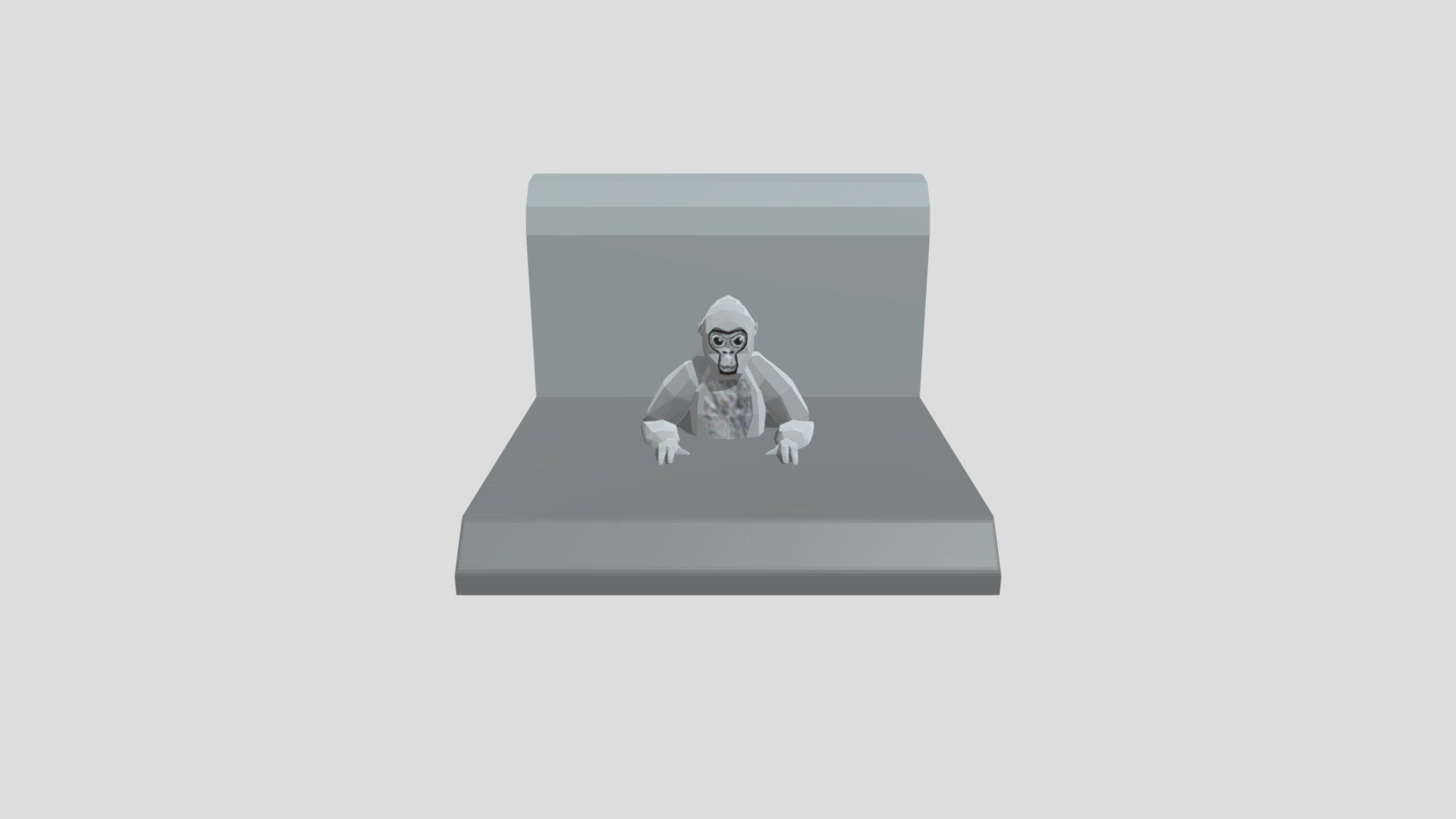 gorilla tag pfp - 3D model by possum3d [55206be] - Sketchfab