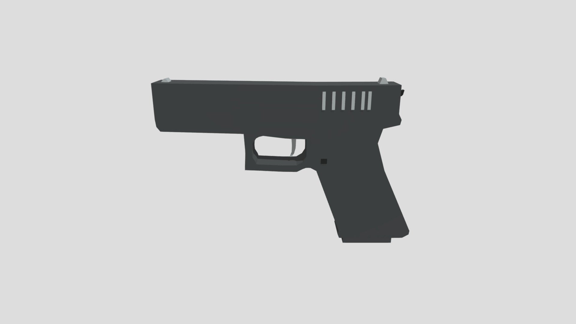Low Poly Glock 18 with texture - Download Free 3D model by akosvagyok3 ...