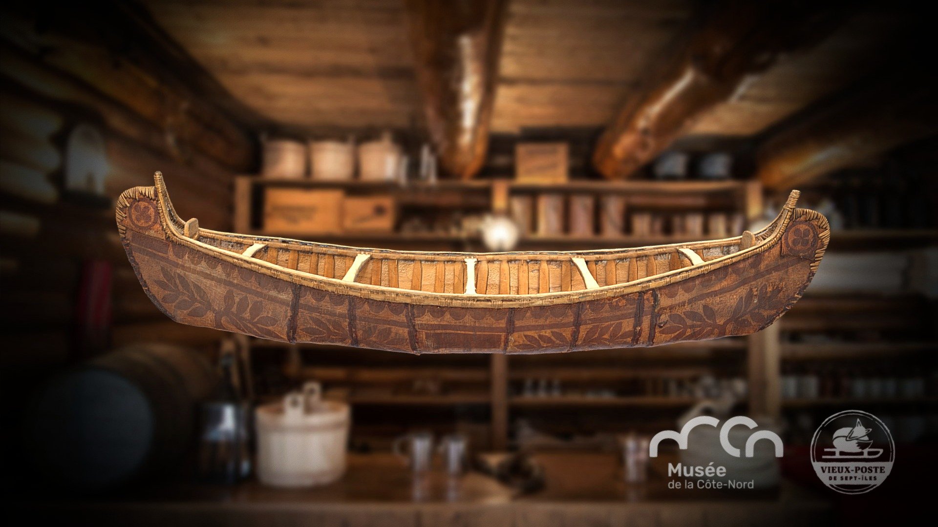 Canot miniature / Miniature canoe - Download Free 3D model by Musée ...