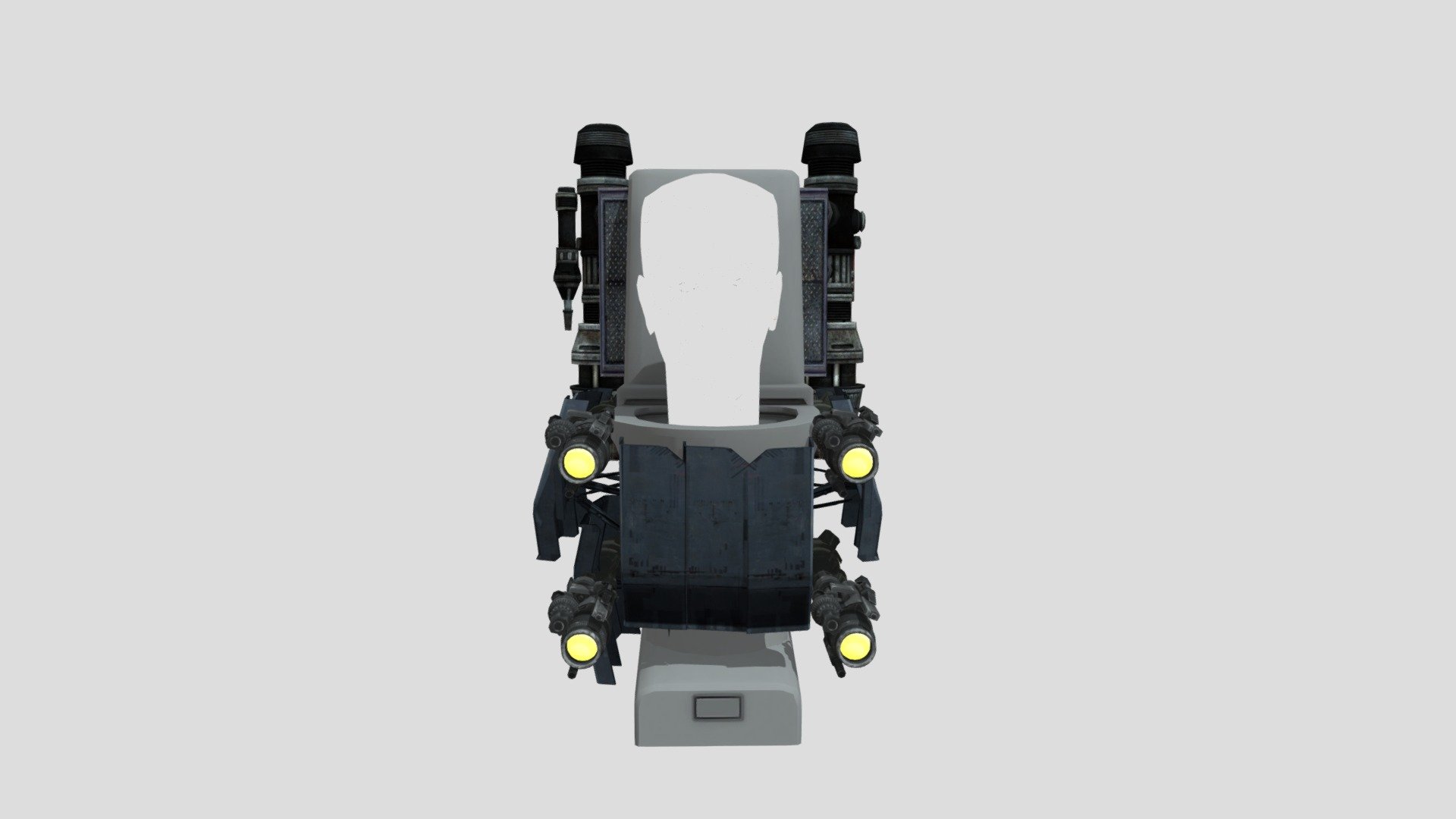 broken_gman_toilet (1) - 3D model by channonbryson [55239fc] - Sketchfab