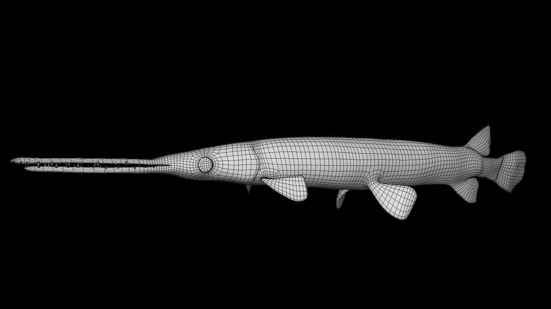 Model 65B - Longnose Gar Mesh - Download Free 3D model by DigitalLife3D ...