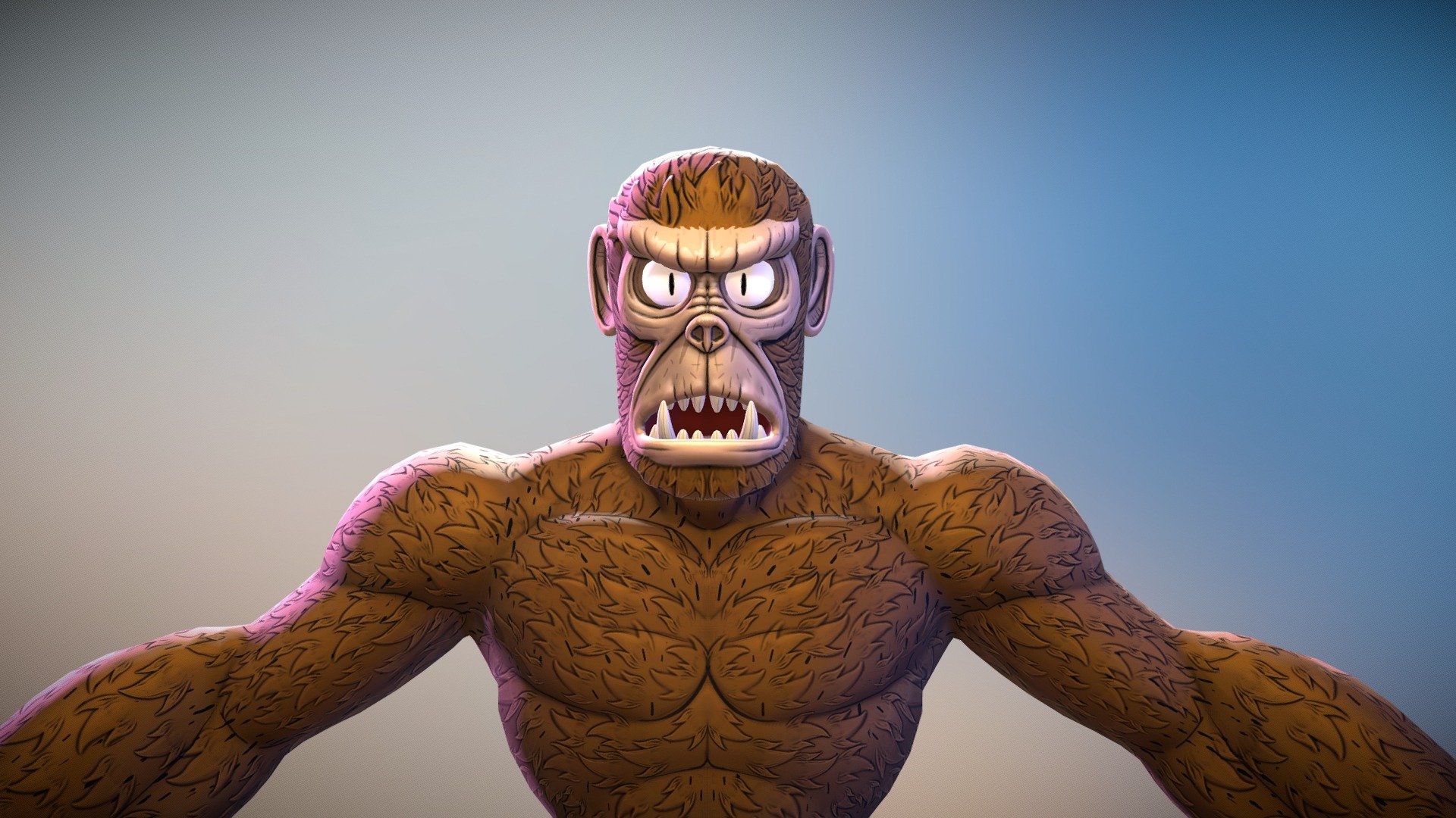Ape - 3D model by Zopzop [55285cc] - Sketchfab