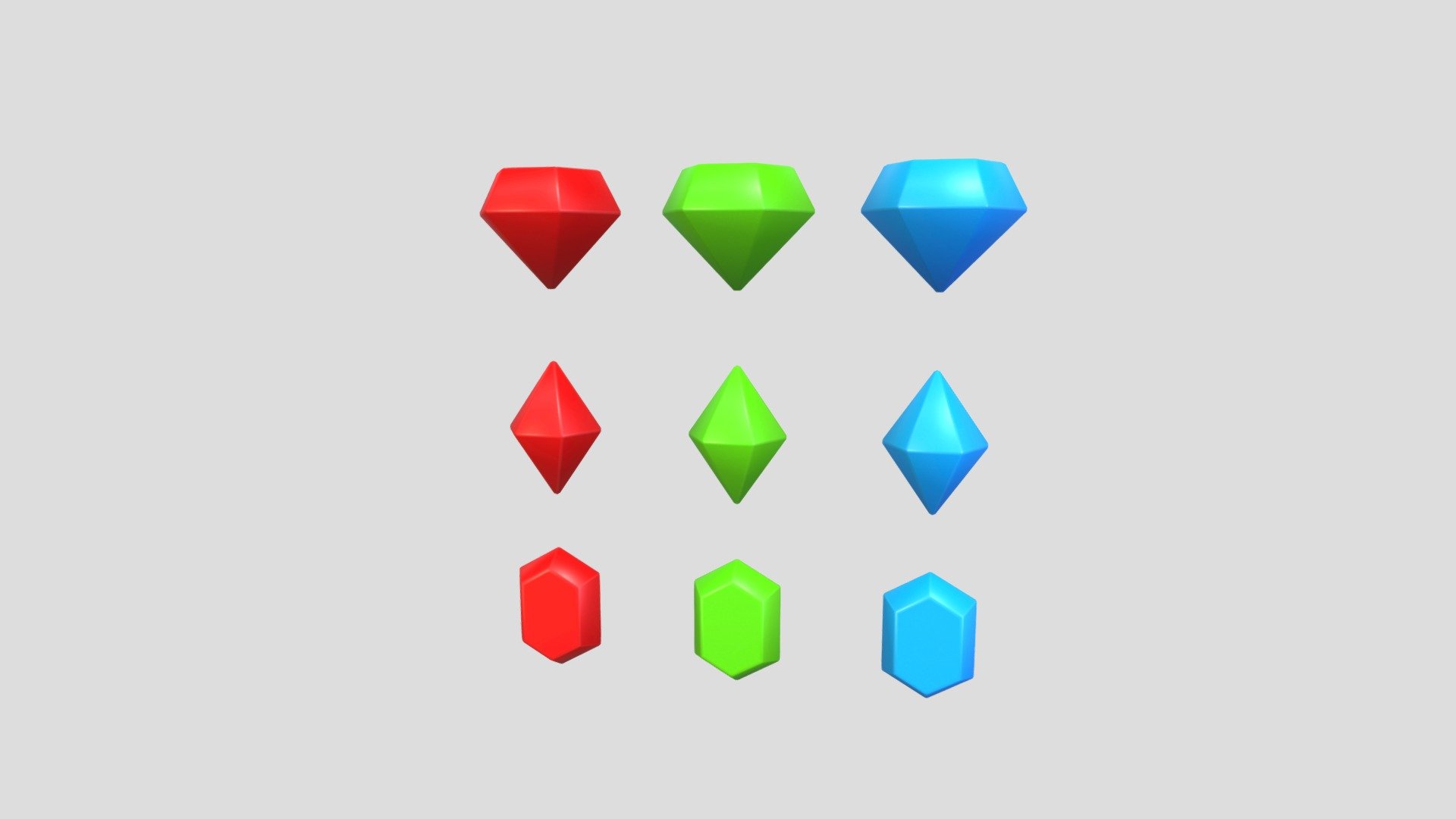 Gem Pack - Buy Royalty Free 3D model by bariacg [5529c7b] - Sketchfab Store