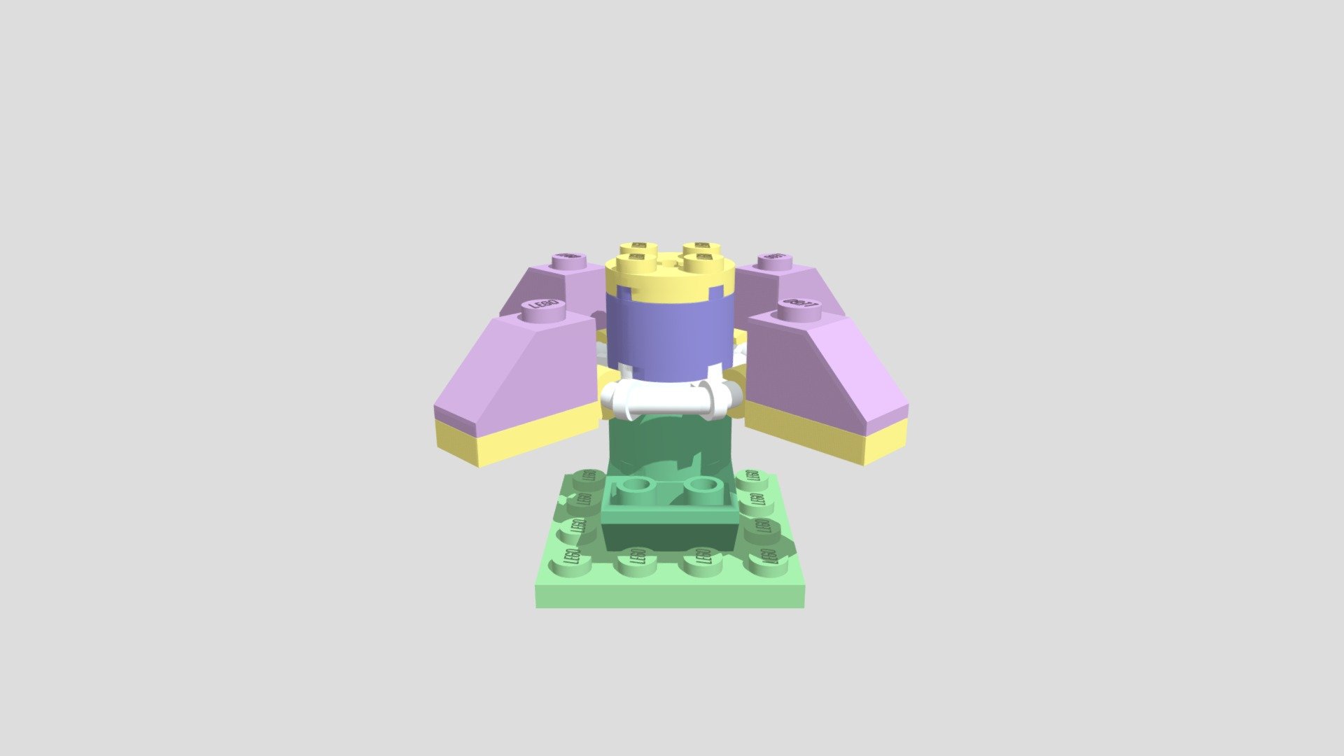 Lego Flower Model 8.75 - Download Free 3D model by berkeuysal0 [552c52e ...