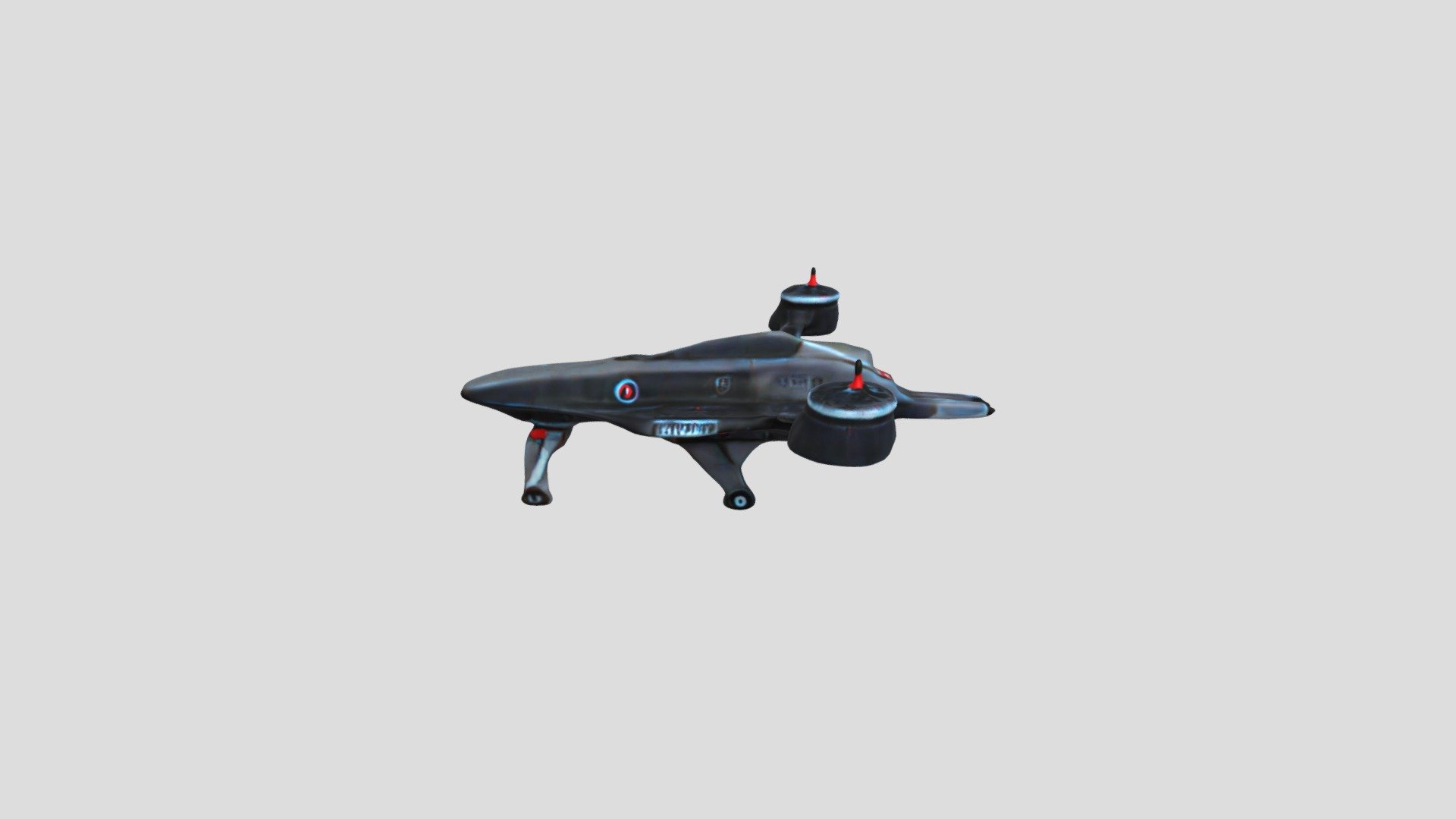 A_fighter_drone_sonic plane style 2024 - 3D model by parvin8borhan ...