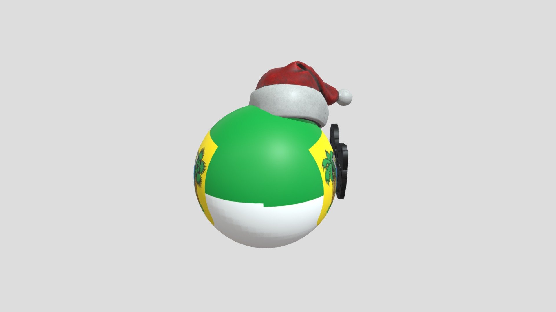 Rio Grande Do Norte - Download Free 3D model by Average 3D Countryballs ...