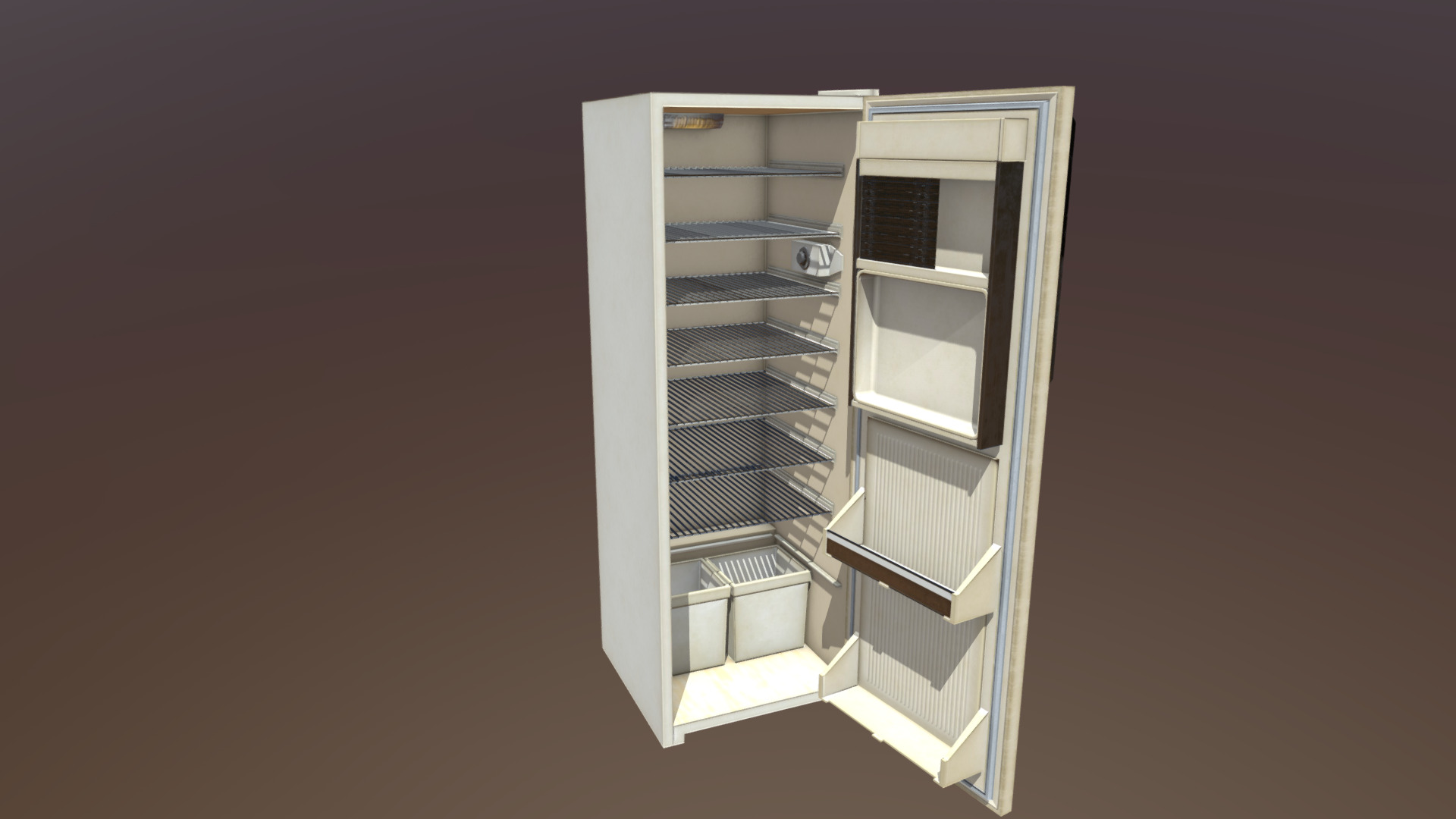 "Mińsk" Fridge - Download Free 3D model by Michalina "Miszla" Gąsienica ...