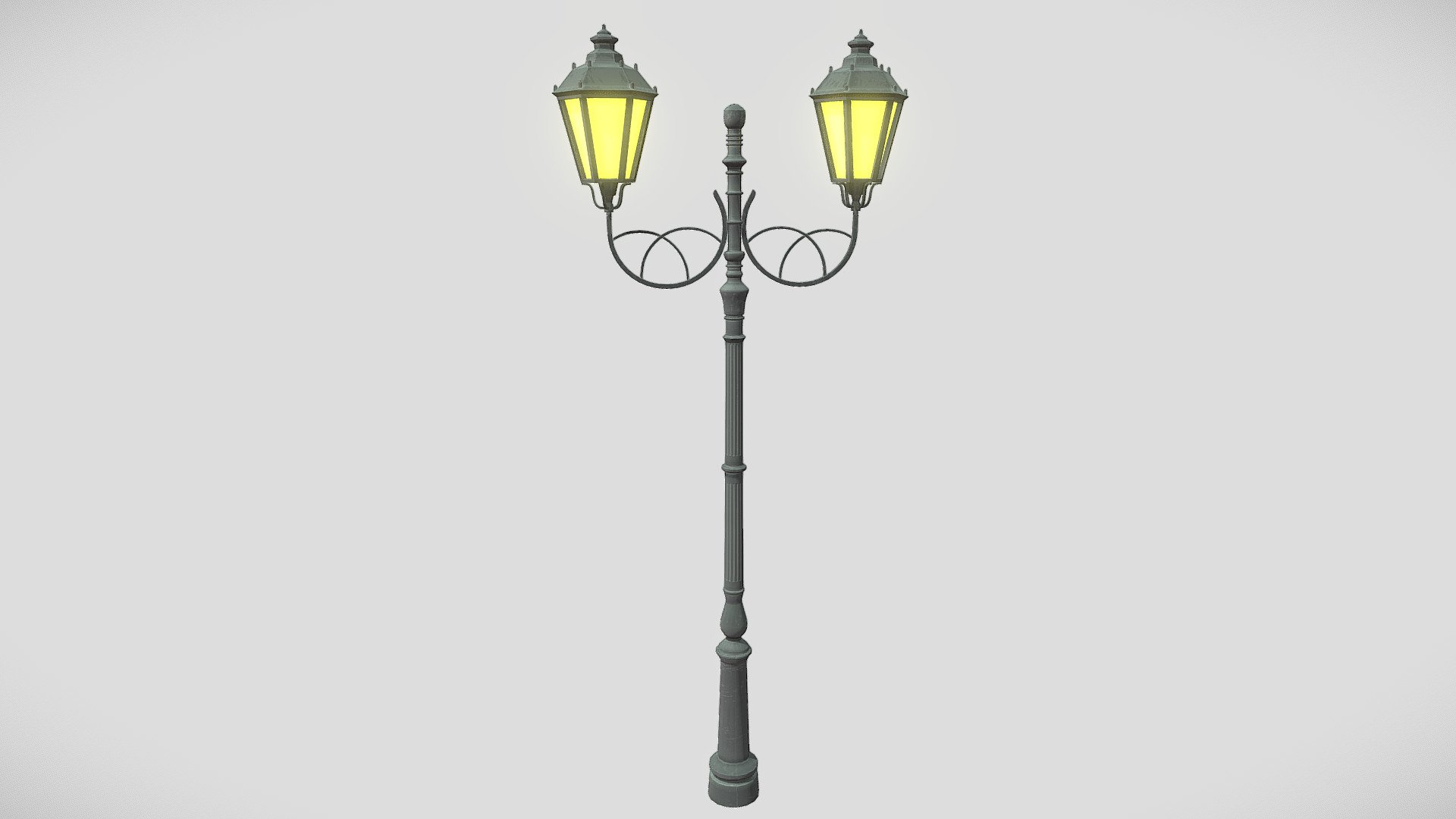 Antique lamp post - Download Free 3D model by Thomas_Crozelon [5533044 ...
