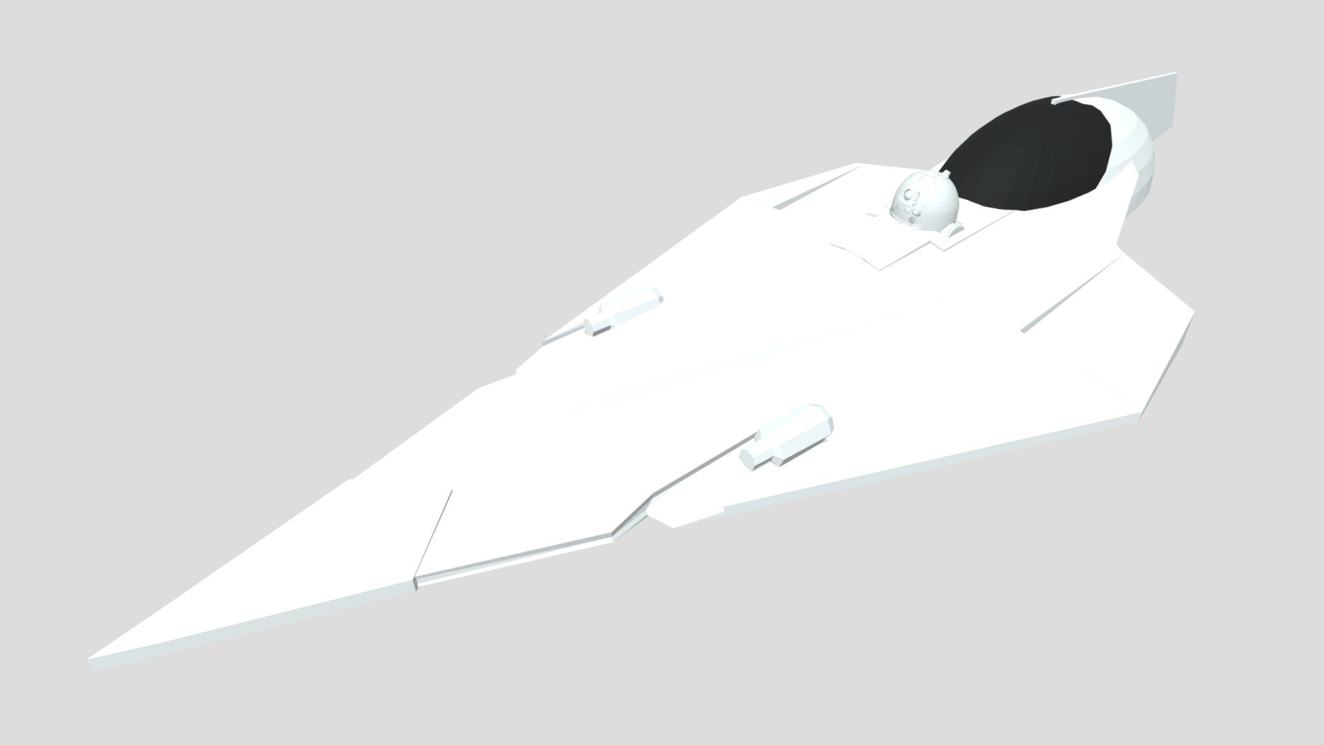 Delta-7B Aethersprite-Class Light Interceptor - Download Free 3D model ...