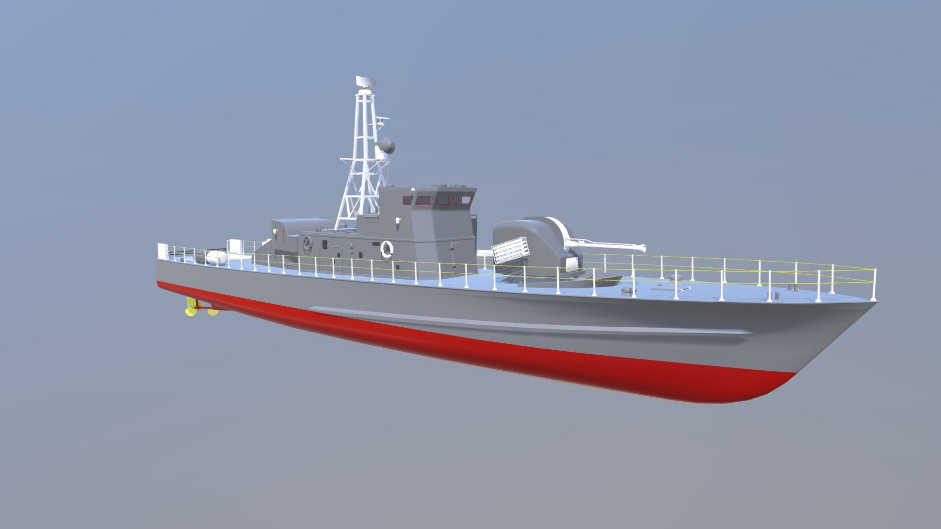 Gun Ship - Download Free 3D model by mamont nikita (@mamontnikita62 ...