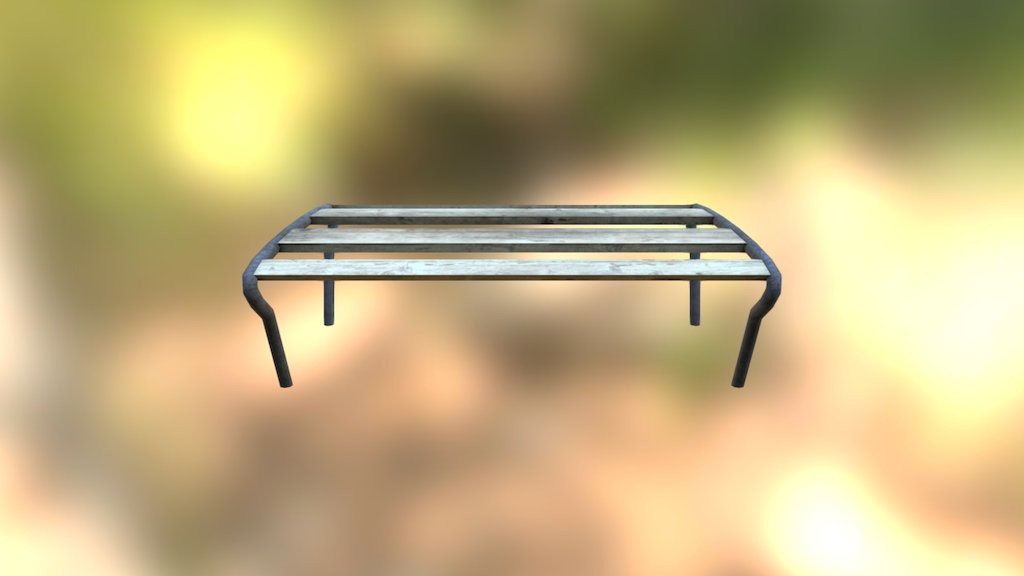Bench thingy - 3D model by Mauro_Cardinaels [5534441] - Sketchfab