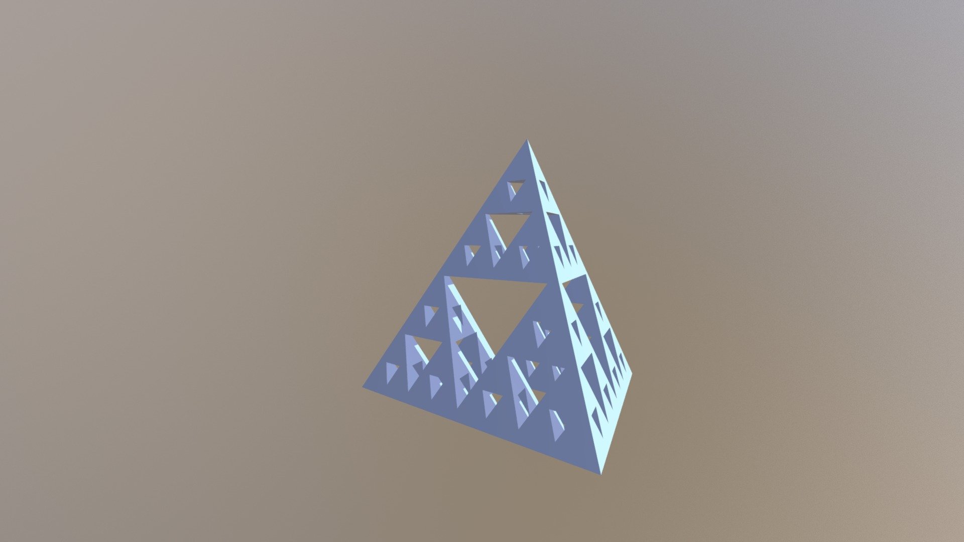 Sierpinski pyramid - 3D model by ramal.salha [5537d89] - Sketchfab