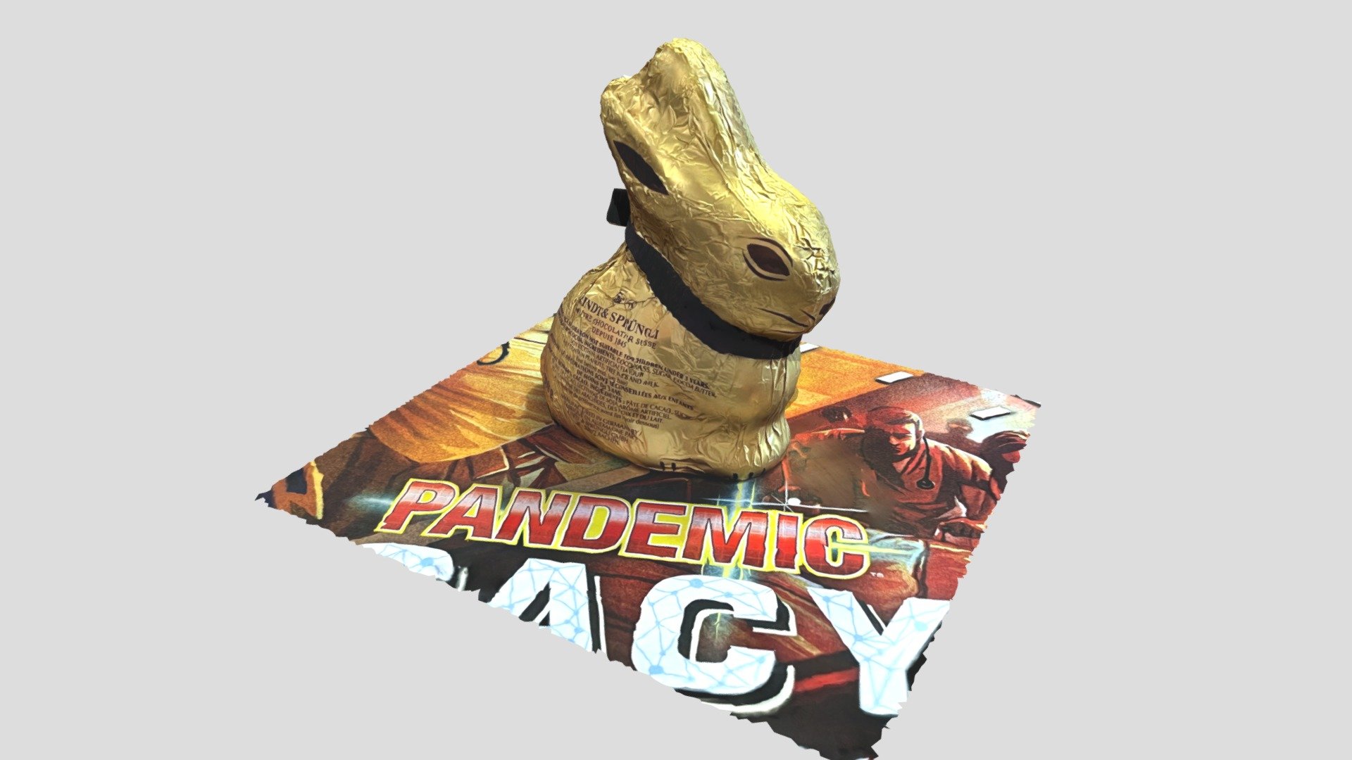 Foil wrapped rabbit - Download Free 3D model by Georgian College ...