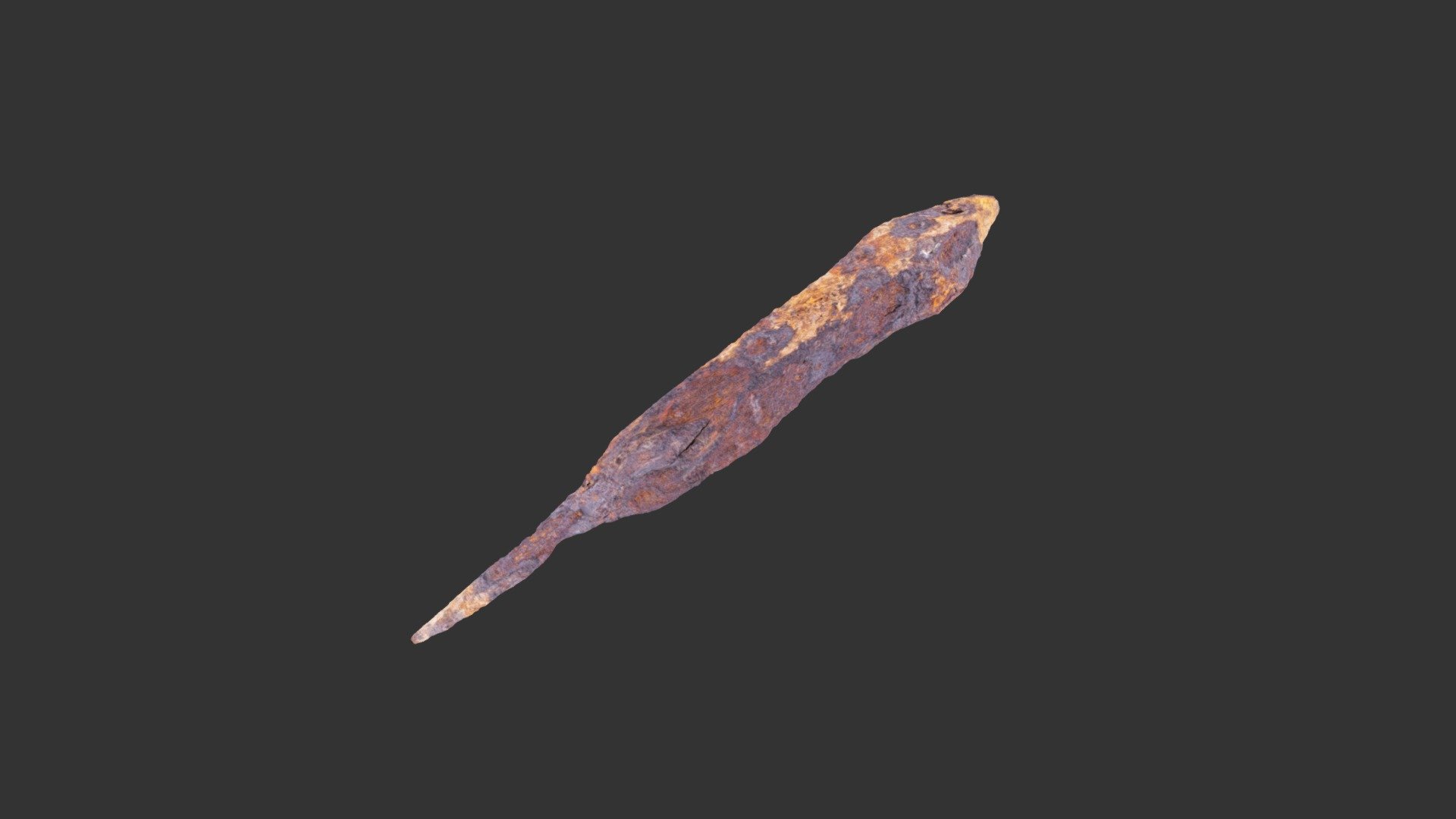 Medieval metal pin - 3D model by Brano_M [553f563] - Sketchfab
