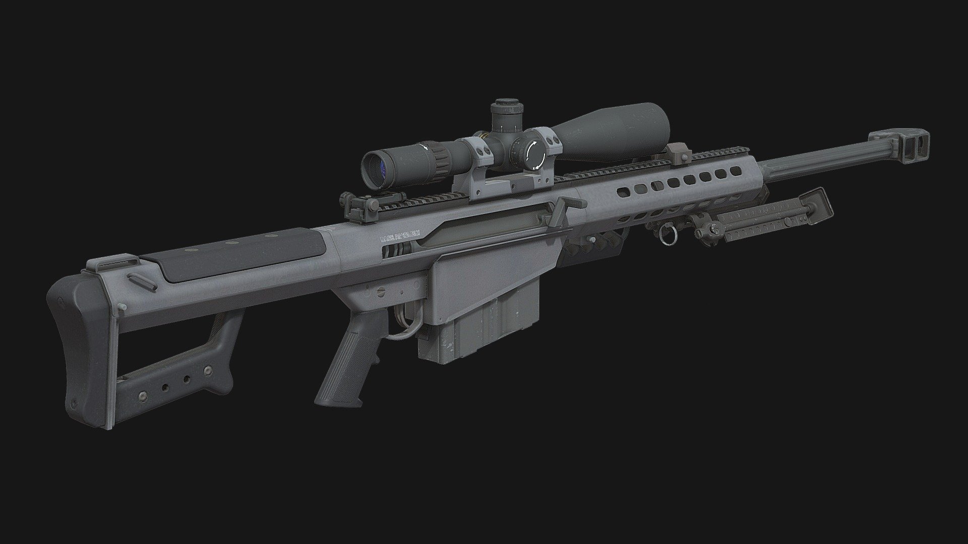 SLR BARRET - 3D model by momsboxtv [553ff30] - Sketchfab