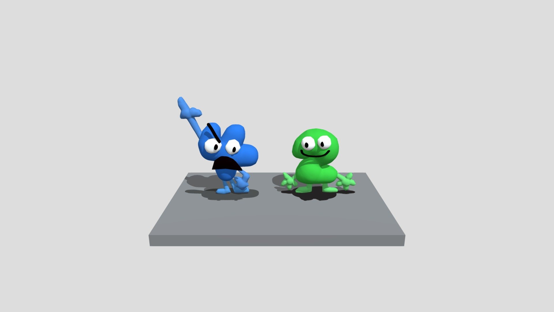 four and two - Bfb/tpot - Download Free 3D model by romyblox1234 [5540db3] - Sketchfab