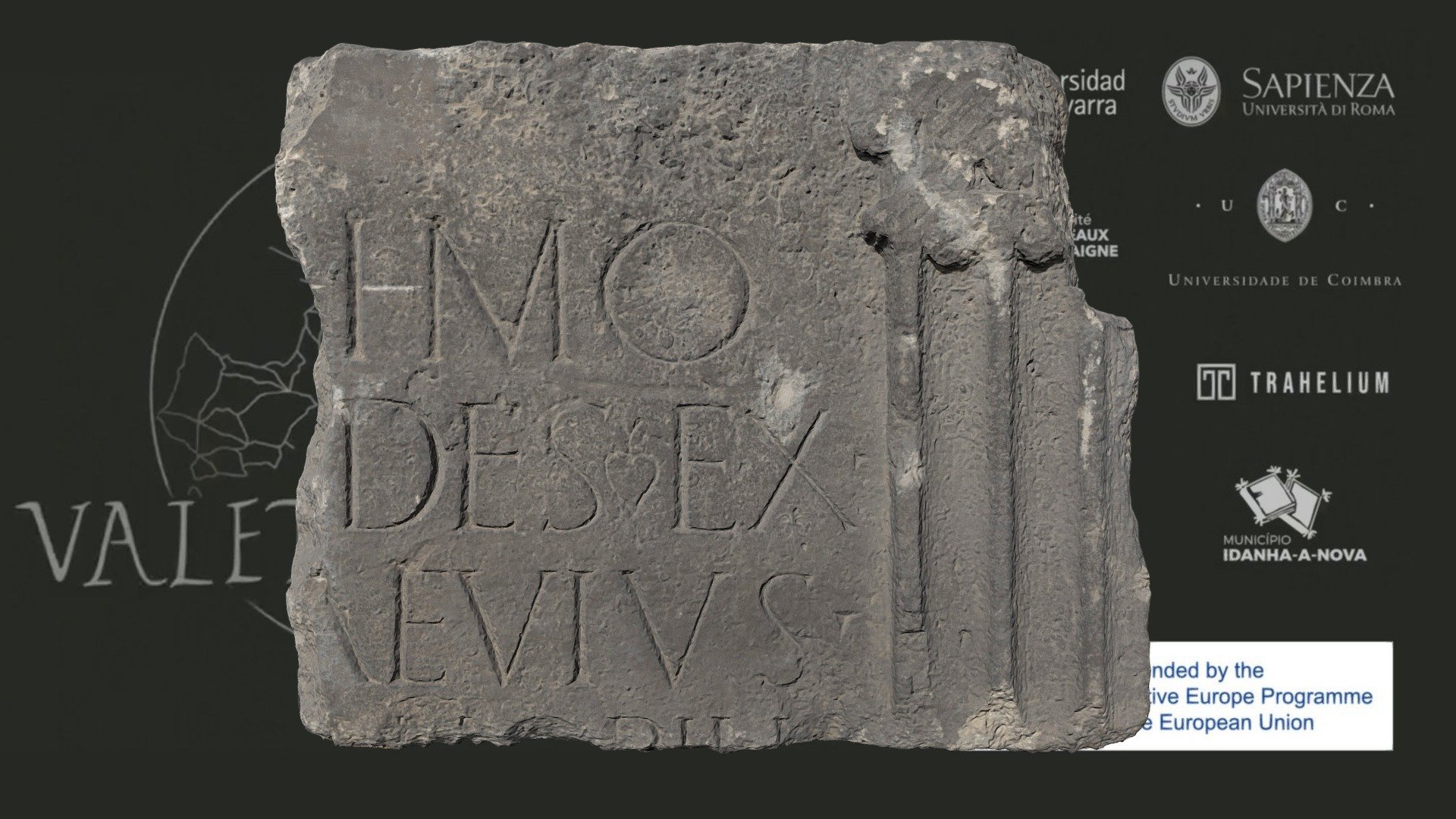 Epitaphe de [---]inus (51-150 p.C.) - 3D model by Valete vos viatores ...