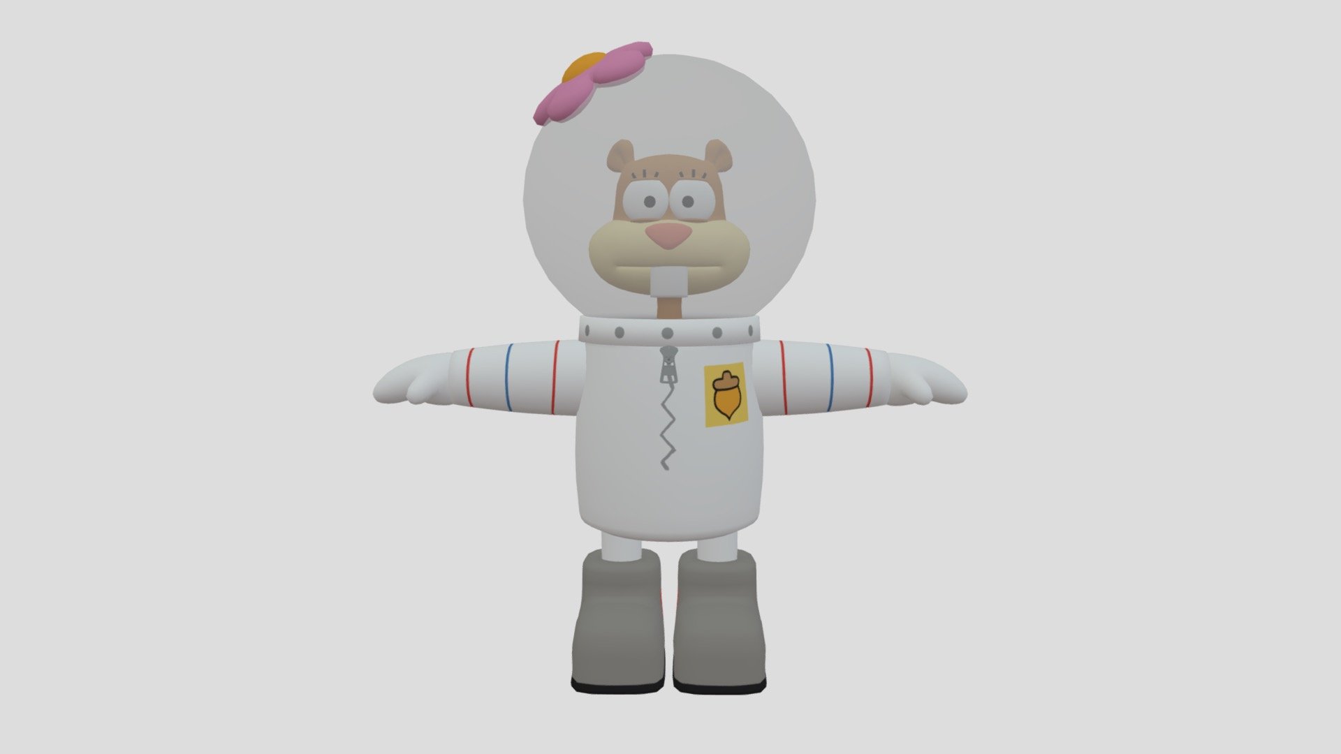 BFBBR - Sandy - Download Free 3D model by SMF Features Developed From ...