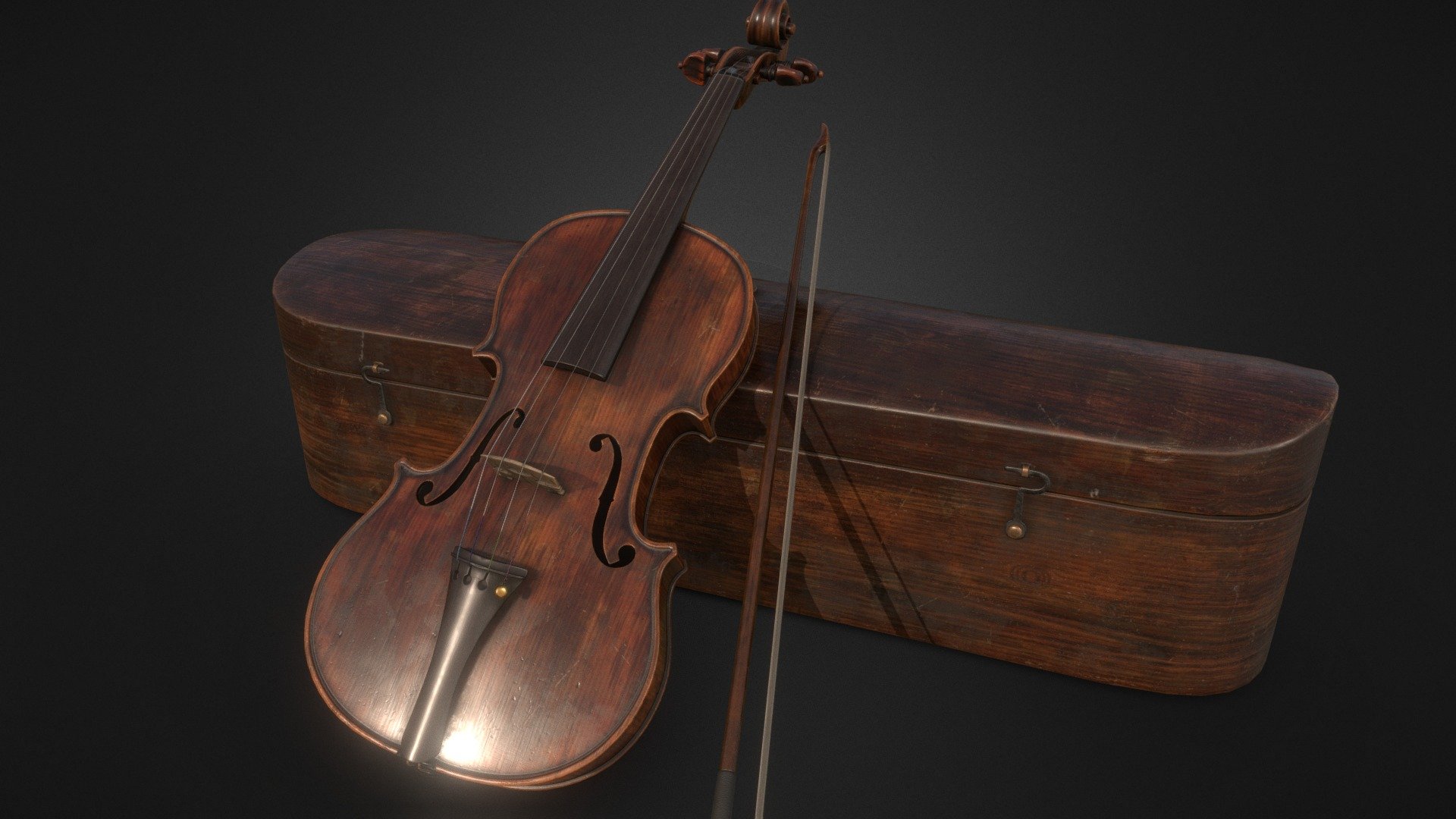 Violin - 3D model by Simplix [55416c6] - Sketchfab