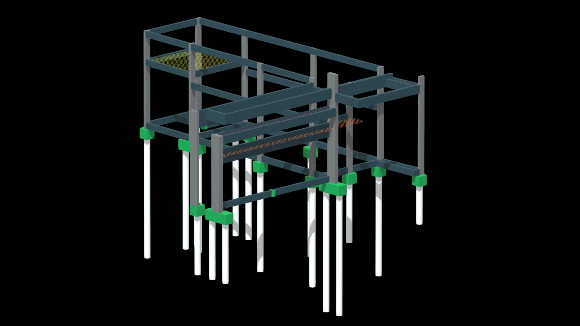 130m² - Perdizes/ MG - 3D model by Projetista Estrutural Luiza Ferreira ...