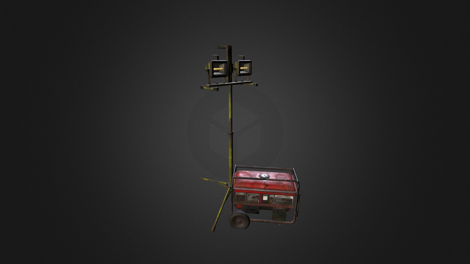 Generator And Light - 3D model by airfreshene [554458e] - Sketchfab