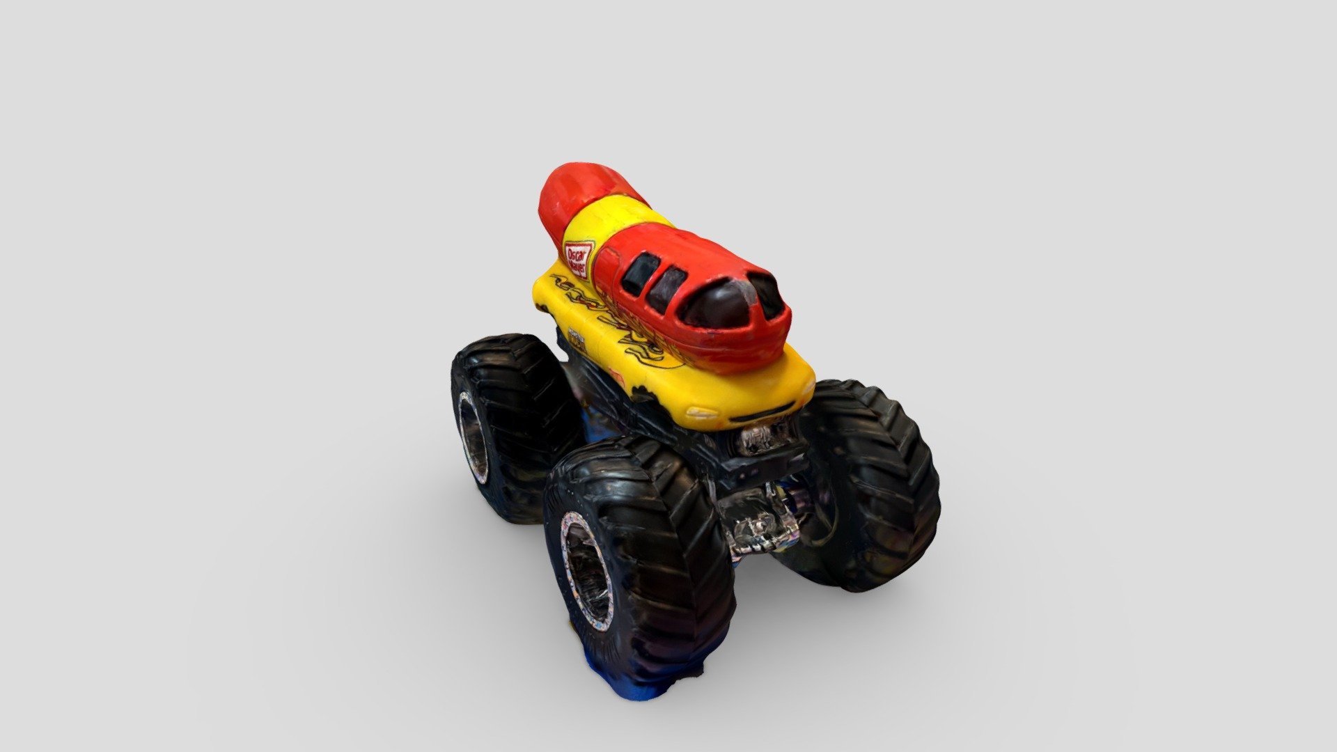 Hot Dog Hot Wheels Monster Truck Scan - Buy Royalty Free 3D model by ...