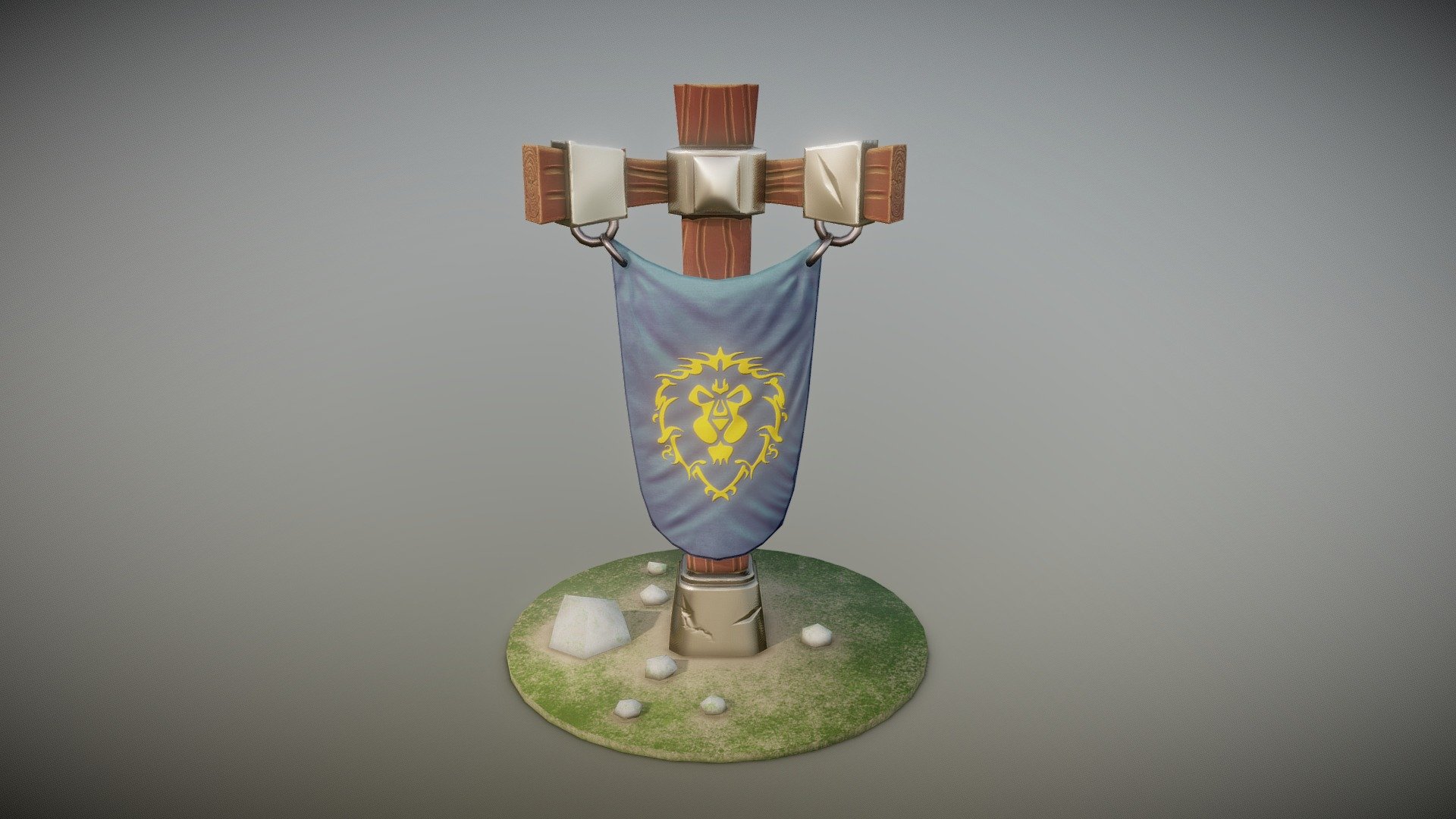 Alliance Banner - Download Free 3D model by Efarys [5545a8a] - Sketchfab