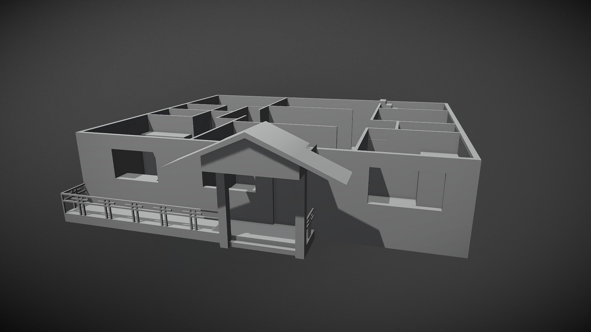 House First Floor - Download Free 3D model by rustic.orcullo13 [5545dfc ...