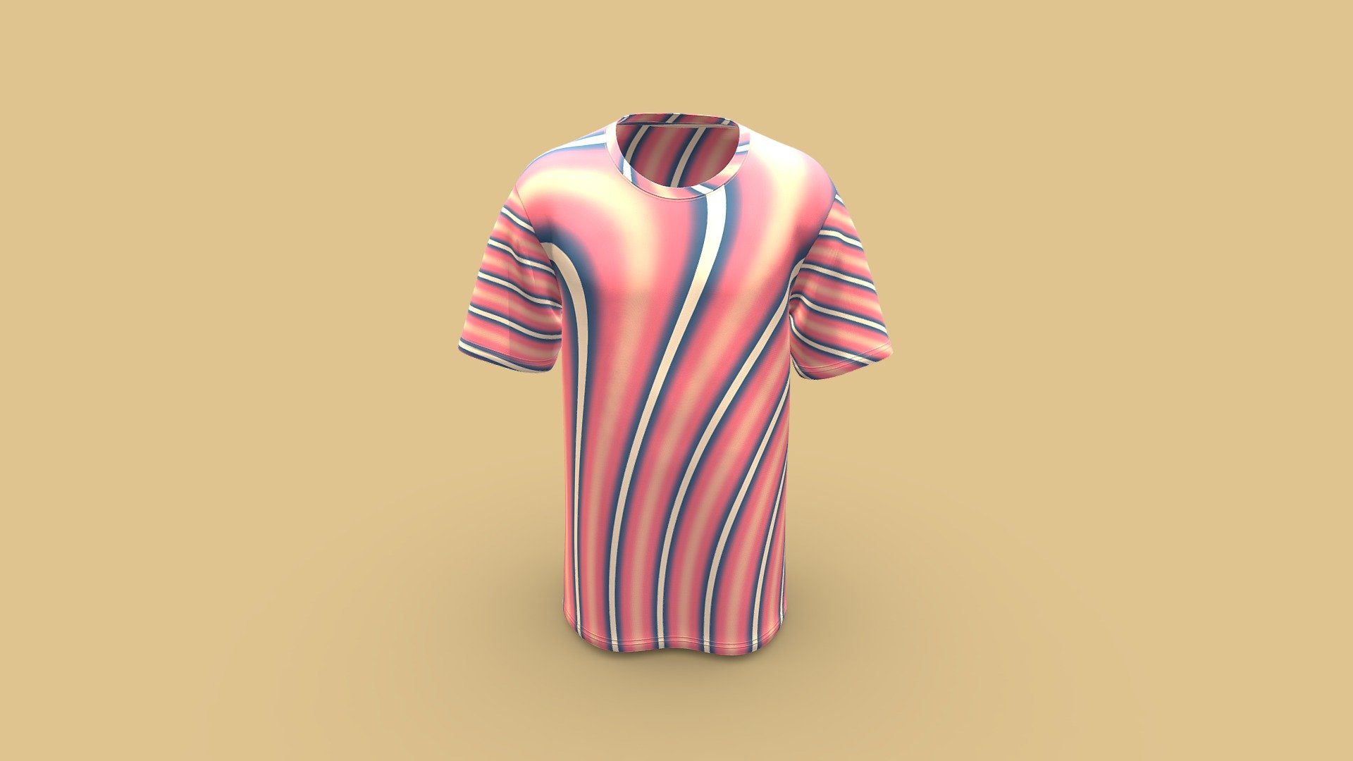 Printed Top Tee Design - Buy Royalty Free 3D model by Apparel-Fashion ...
