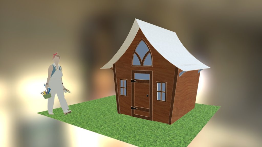 Storybook Cottage 4 - 3D model by BoMoSoParty [55482ce] - Sketchfab