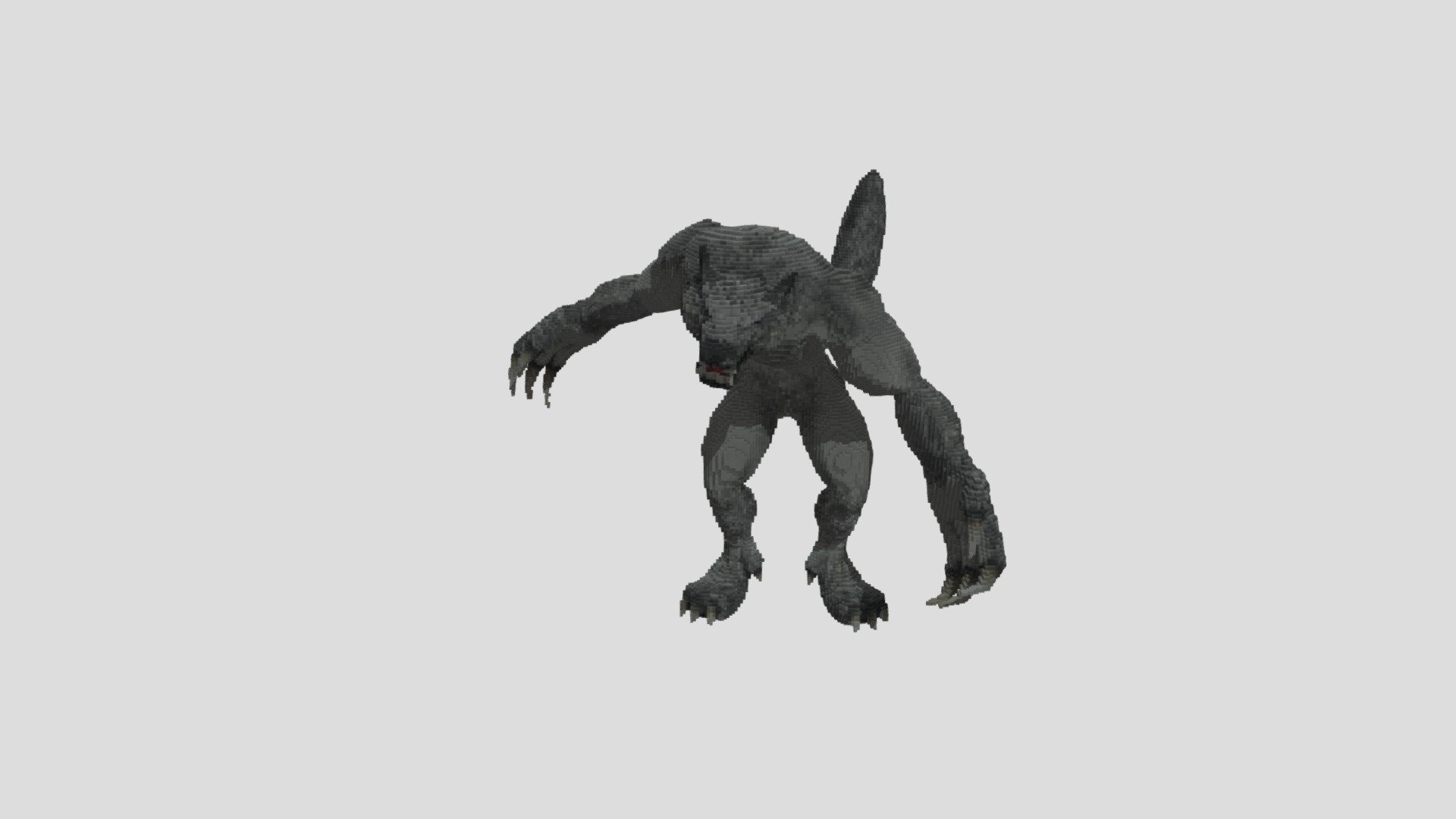 Werewolfe Voxel Model | Minecraft - 3D model by paradise (@paradisee ...