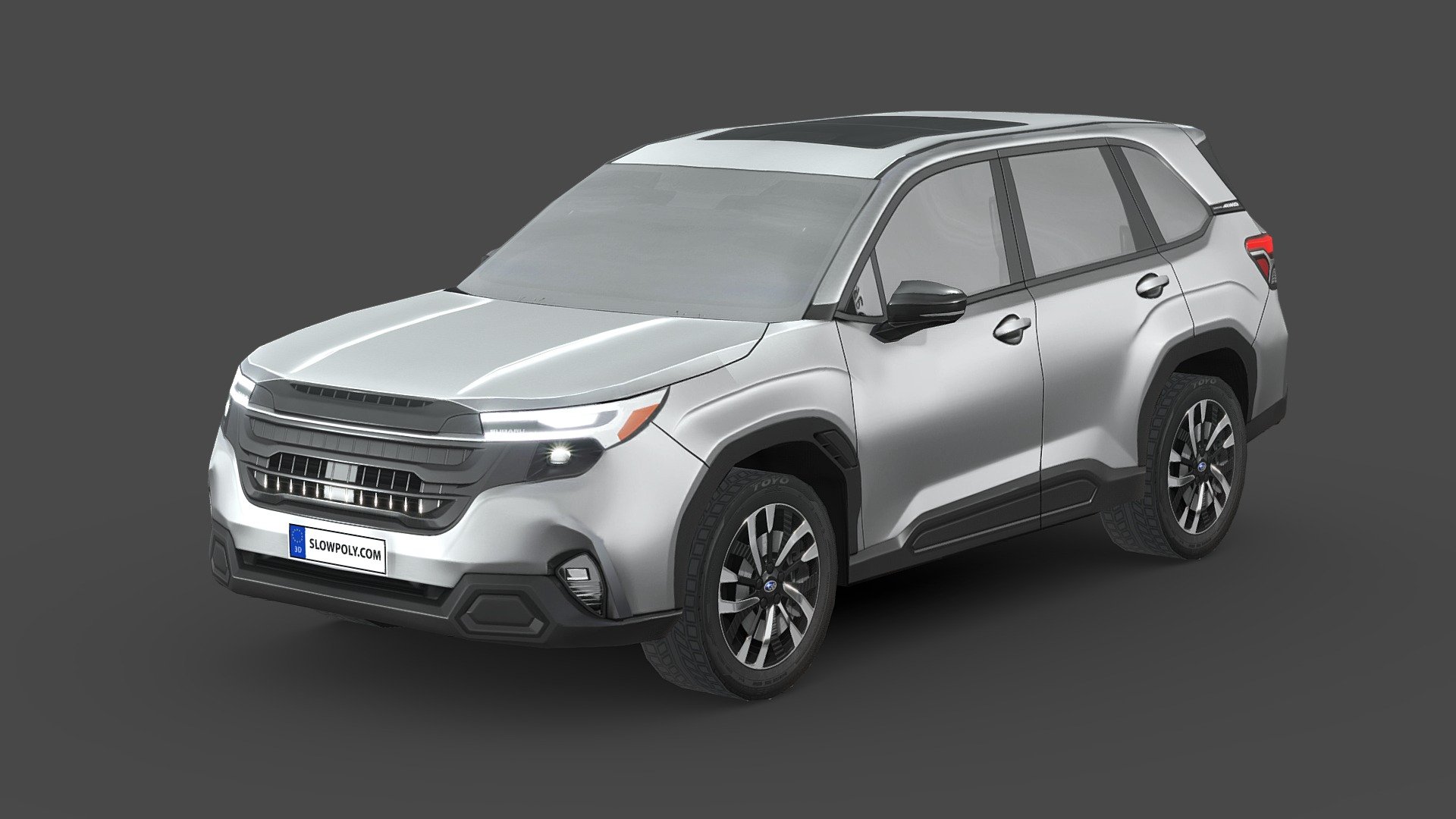 Subaru Forester 2025 - 3D model by slowpoly [554a194] - Sketchfab
