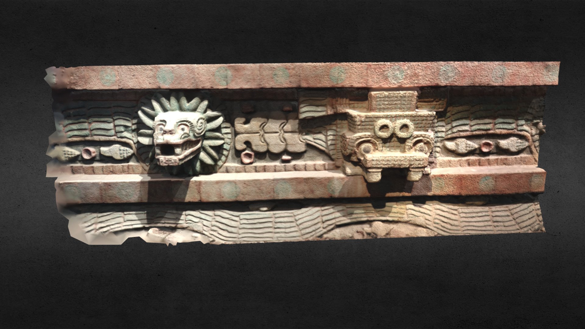 Temple de Quetzalcoatl - Teotihuacan - Download Free 3D model by ...