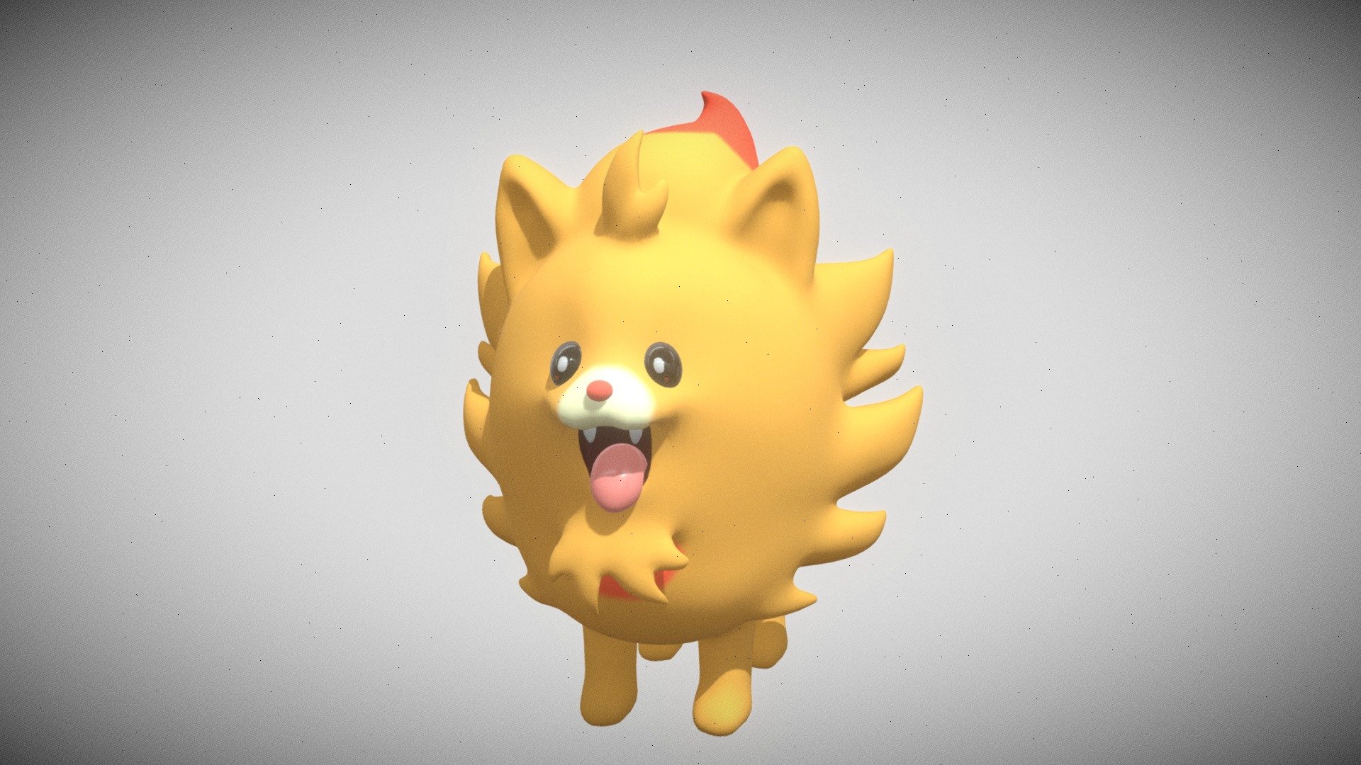 Pombon - Pokemon - 3D model by EliasCoptere [554c604] - Sketchfab