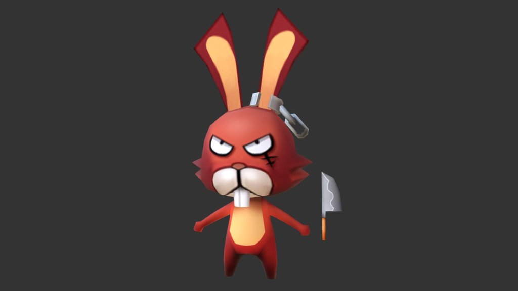 Crazy_Rabbit - 3D model by Hsu Huan Wen (@xlaws711) [554ca28] - Sketchfab