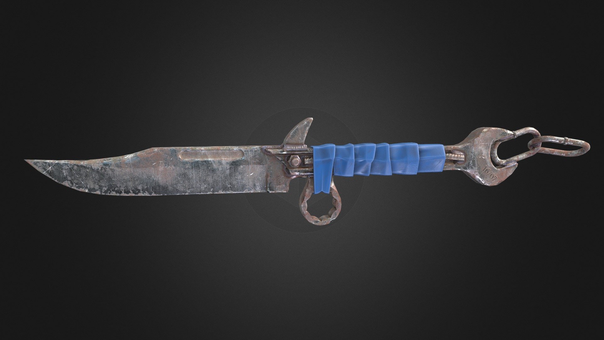 Post Apocalyptic Knife - 3D model by Chin Eeyang (@chinyang1607 ...