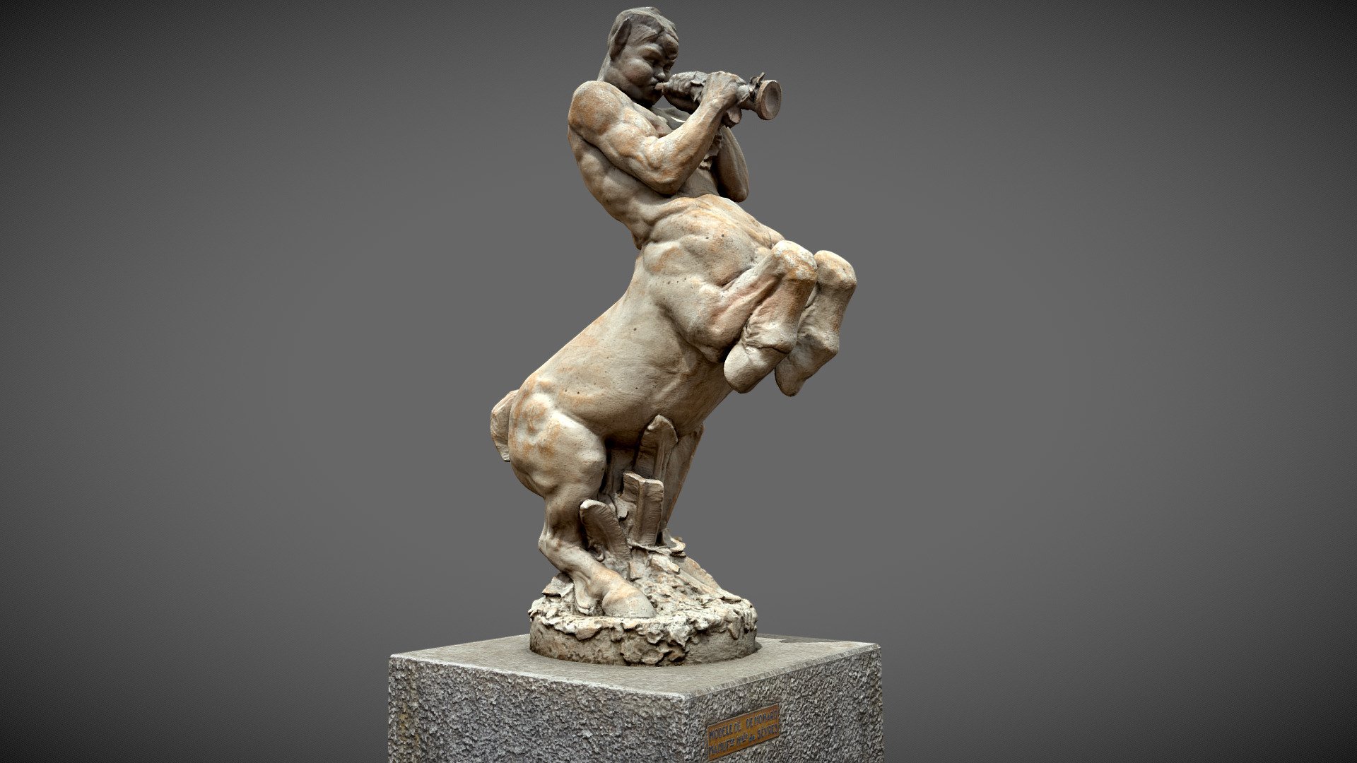 Dancing Centaur - Louis de Monard (1919) - Buy Royalty Free 3D model by ...