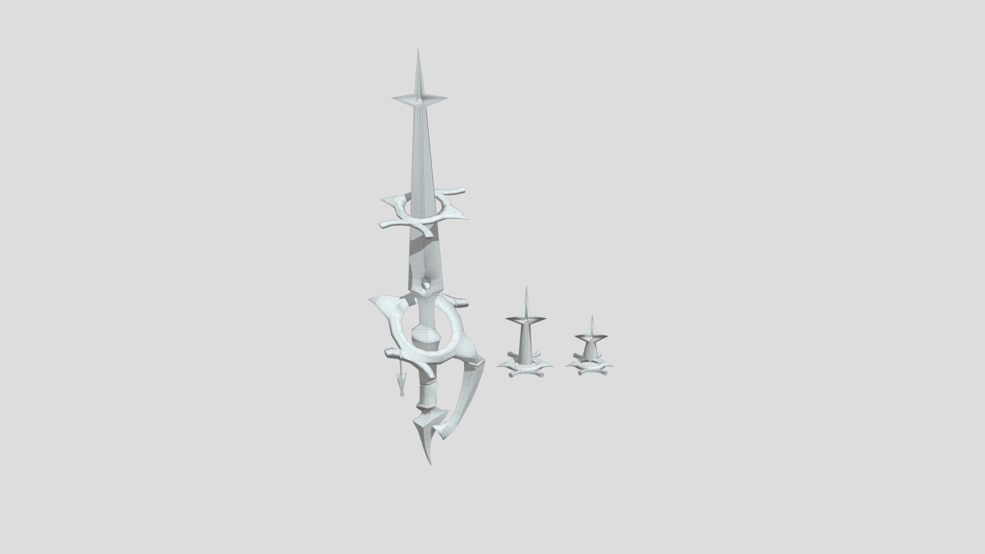 Starry Night Sword - 3D model by mastajojo [555018e] - Sketchfab