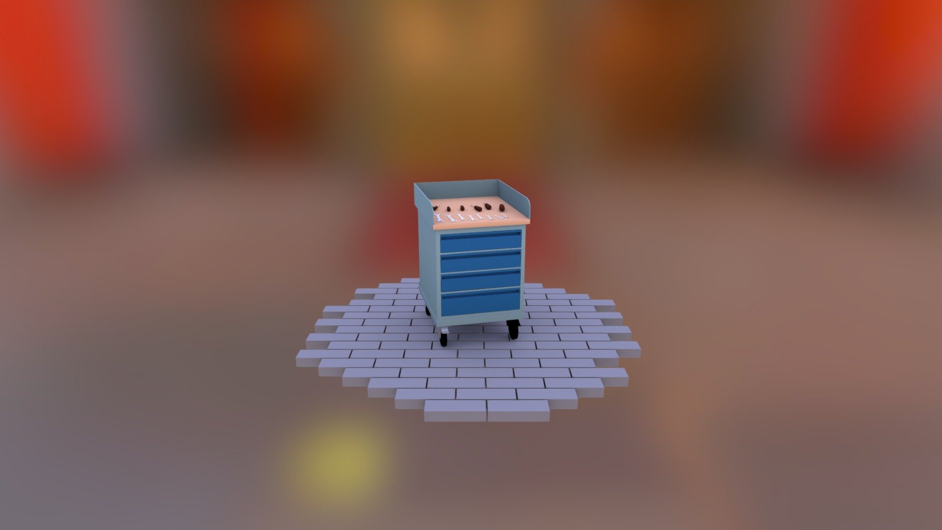 Garage Tools - 3D model by majolo [555127a] - Sketchfab