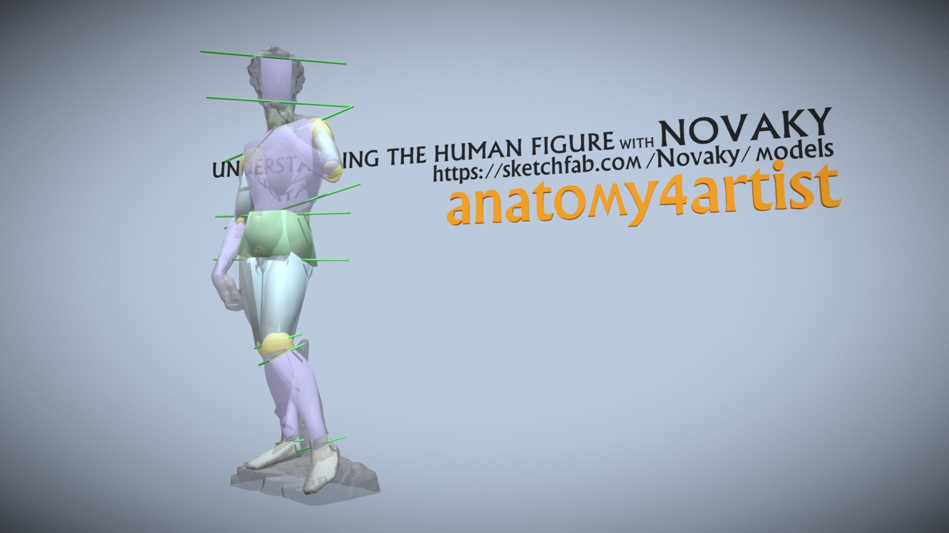 David by Michelangelo-Attitude study - 3D model by 1225659838@qq.com ...