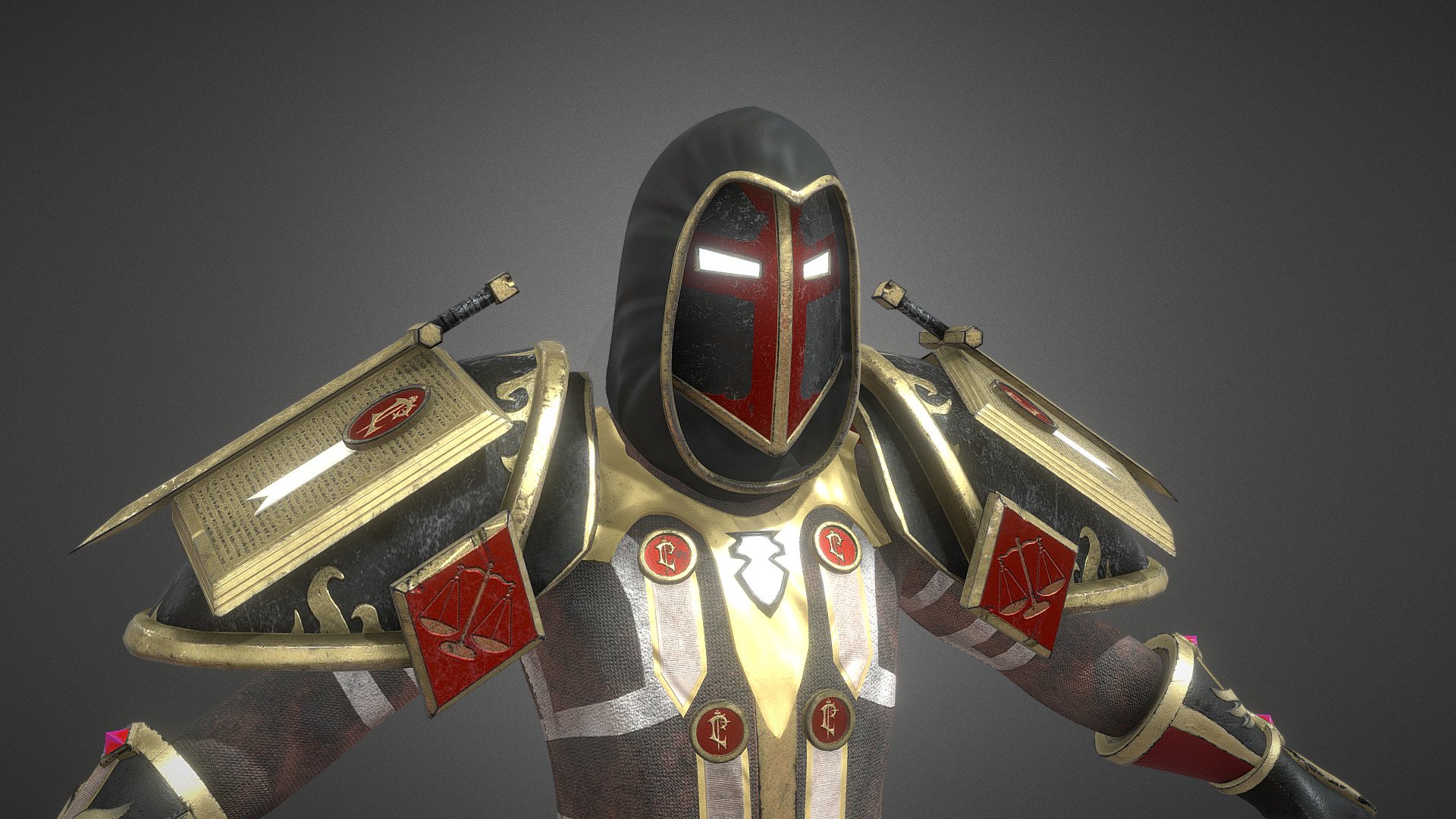 Judgement Armor - Download Free 3D model by Garrett Marshall Art ...