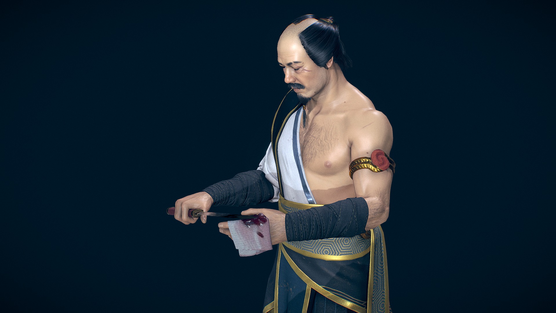 Daimyo, The Feudal Lord - 3D model by TomeKuczynski [55527ac] - Sketchfab