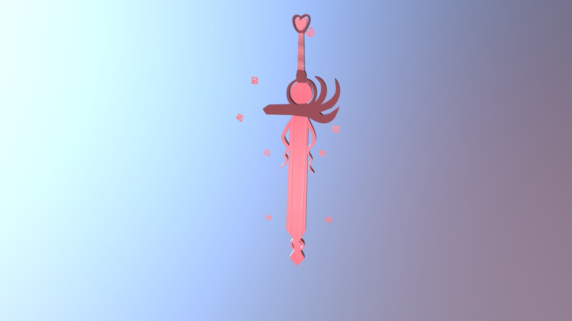 bAd PINk sWorD - 3D model by someweirdgirl [5552c7d] - Sketchfab