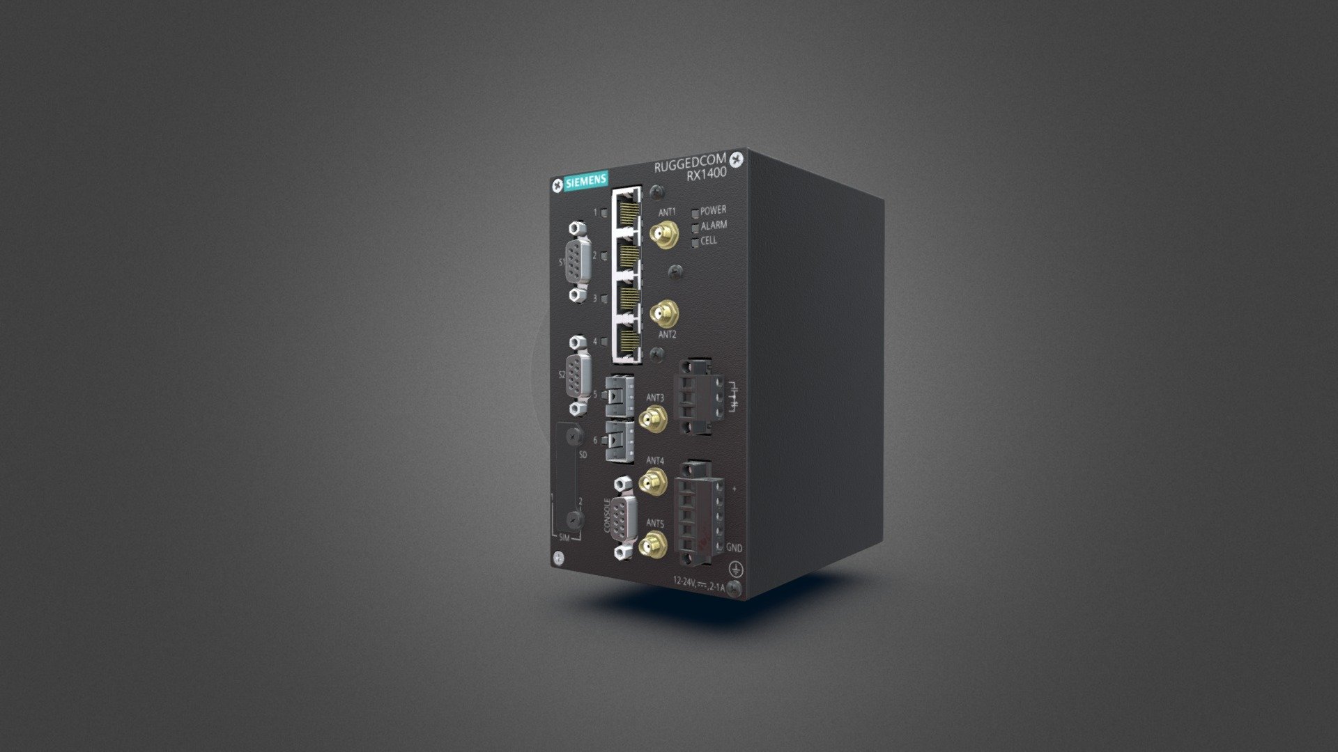 WIP_Ruggedcom RX1400 4 Realtime - 3D model by SF (@3D_Cables) [5552d82 ...